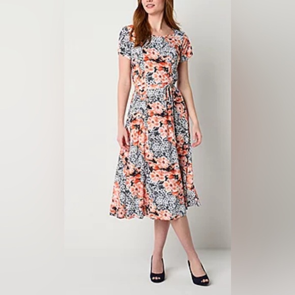 Perceptions | Dresses | Nwt Perceptions Floral Midi Dress | Poshmark